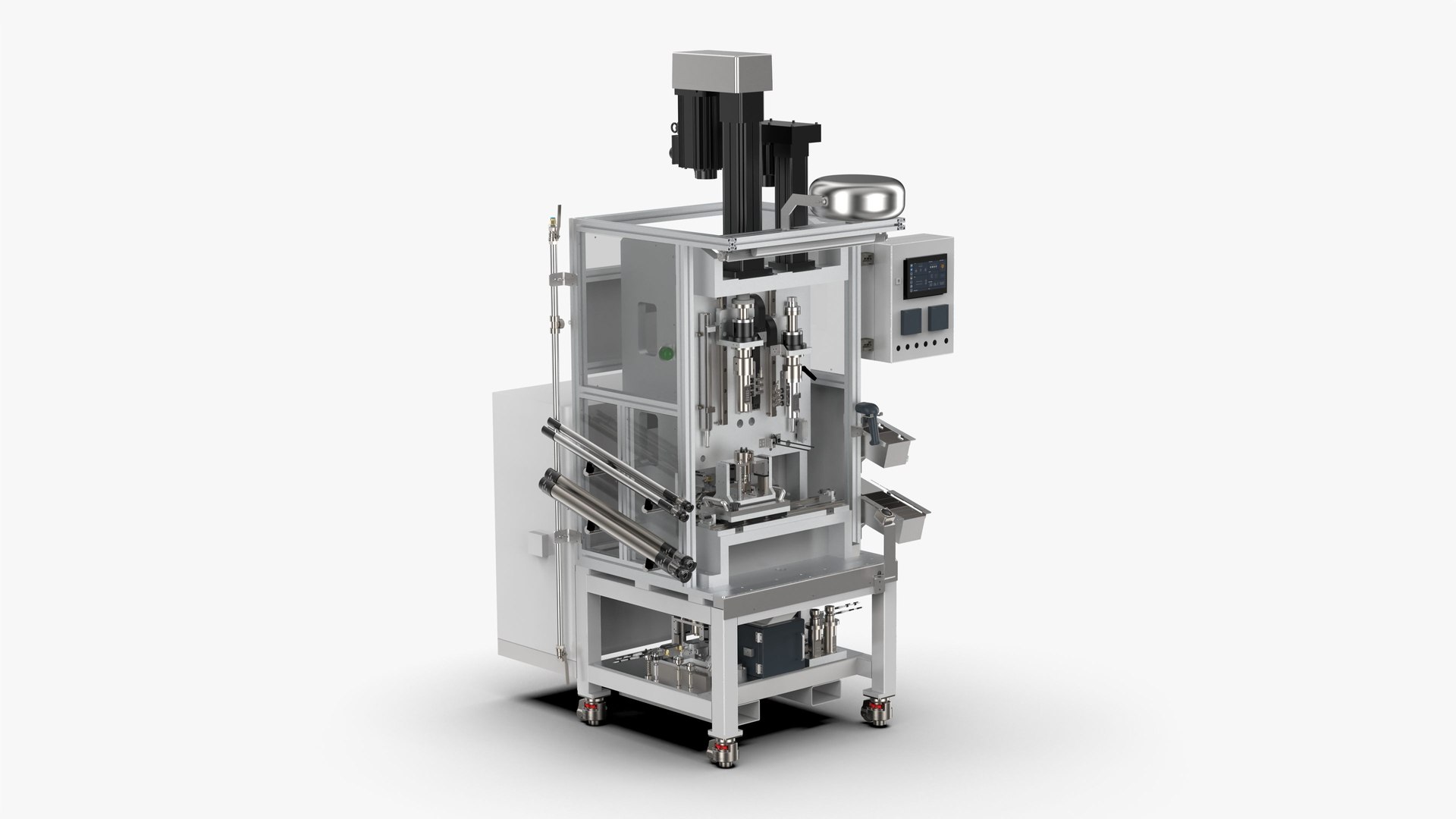 3D Automatic Worm Pressing Machine - TurboSquid 2243692