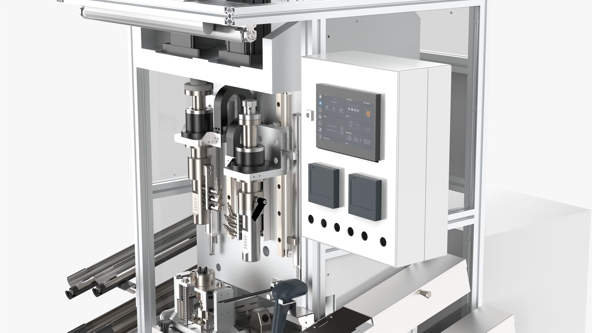 3D Automatic Worm Pressing Machine - TurboSquid 2243692