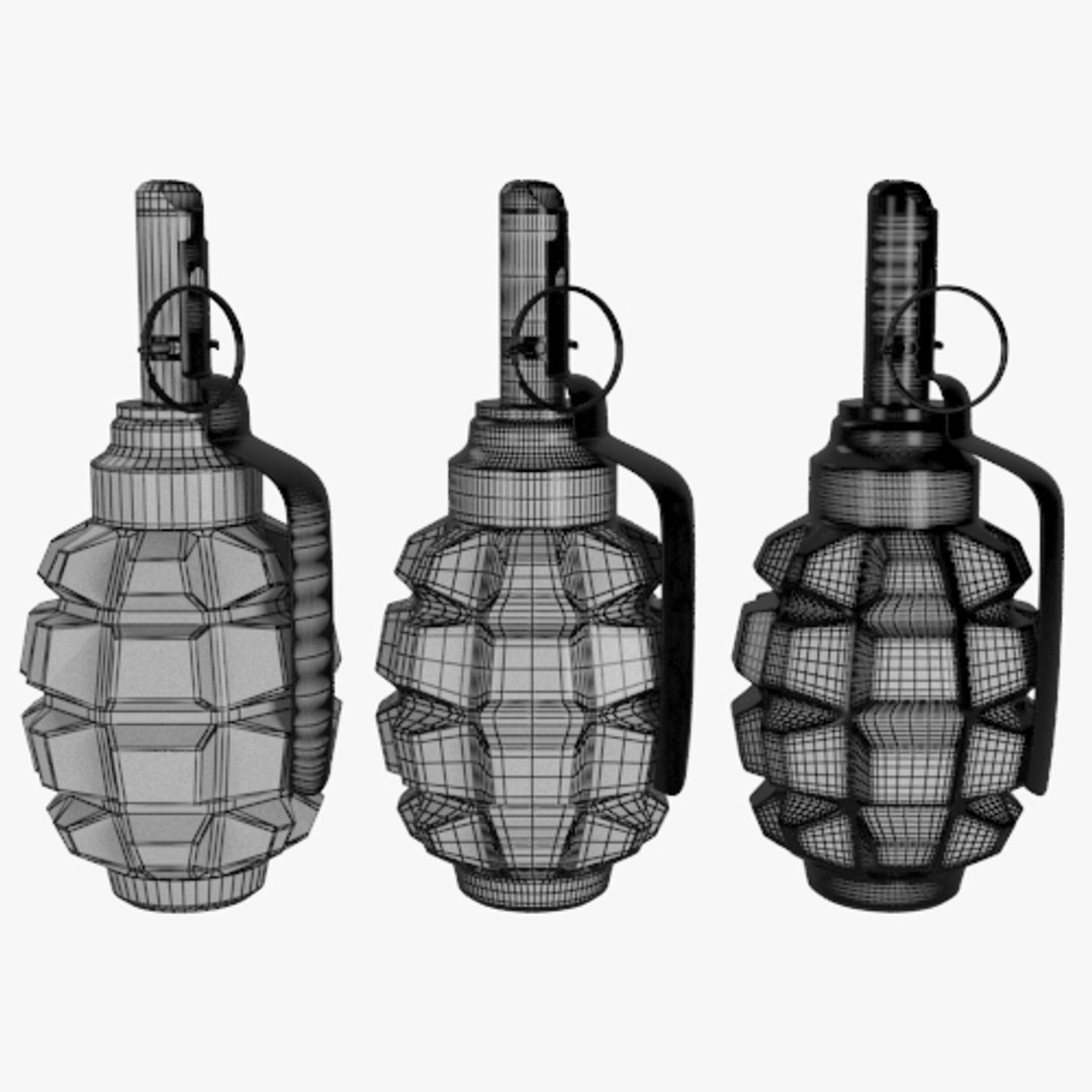 Free Grenade 3d Model