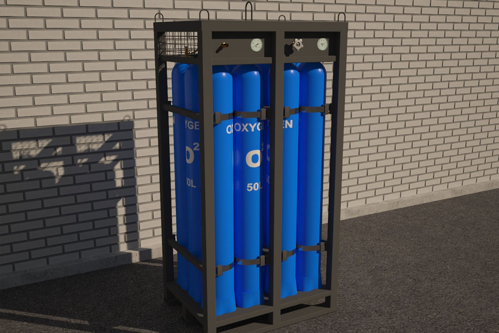 Oxygen 3D Model - TurboSquid 1440396