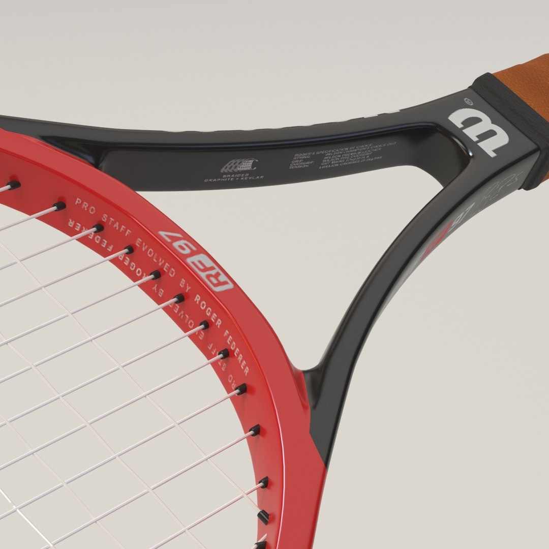 Tennis racket wilson prostaff 3D model | 1147094 | TurboSquid