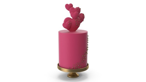 3D model Heart Cake - TurboSquid 1813376