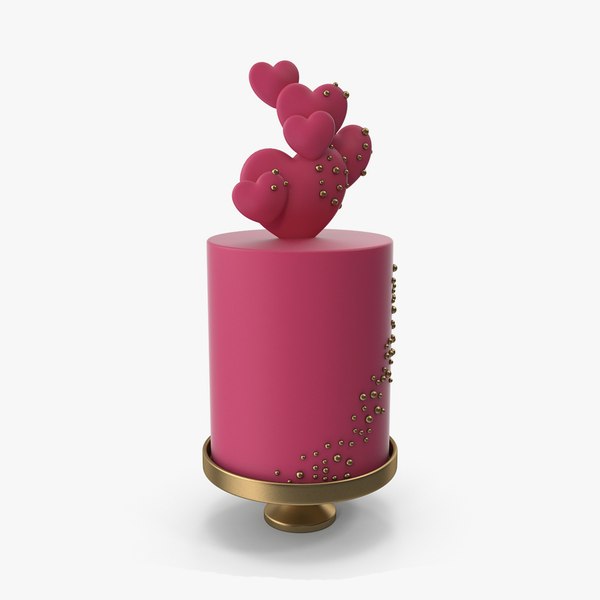 3D model Heart Cake - TurboSquid 1813376
