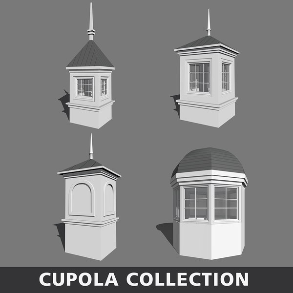 square turrets 3d model