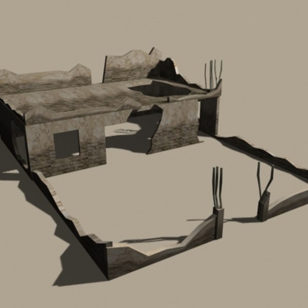 destructed home 3d 3ds