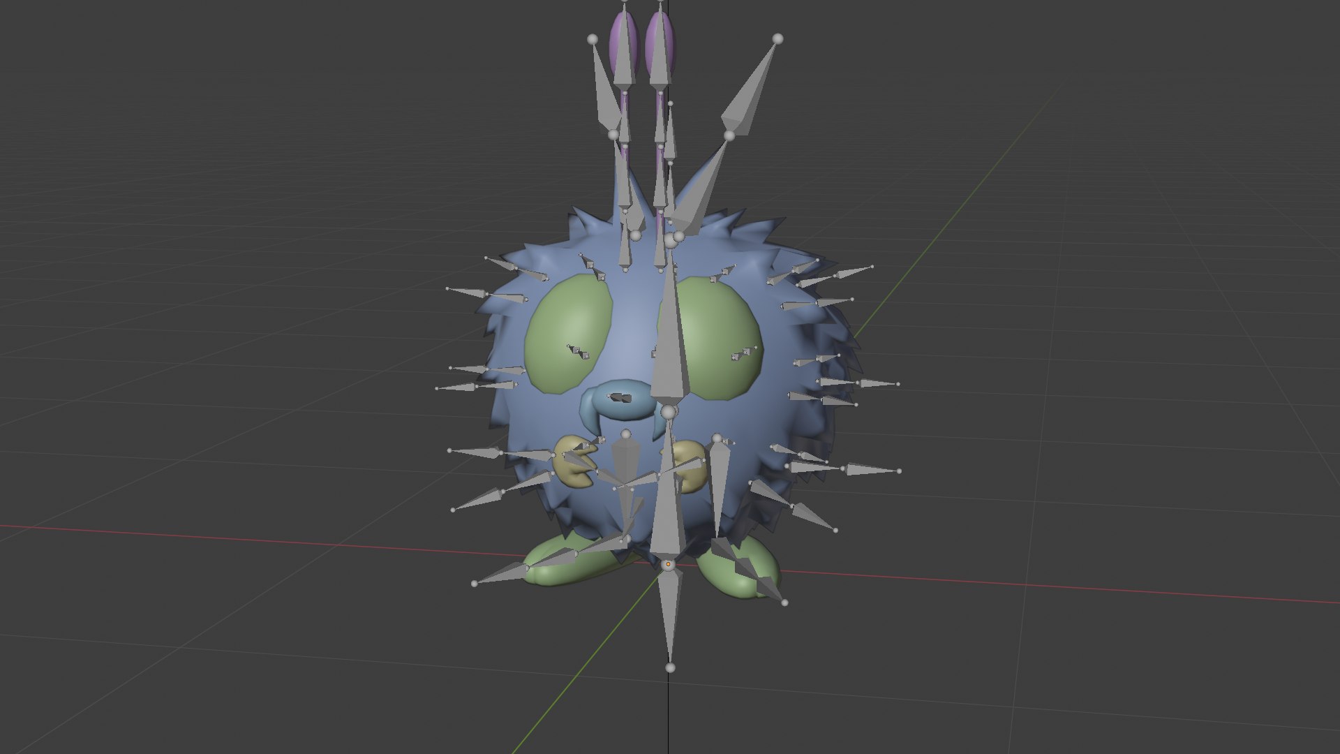 Venonat Pokemon 3D - TurboSquid 2348855