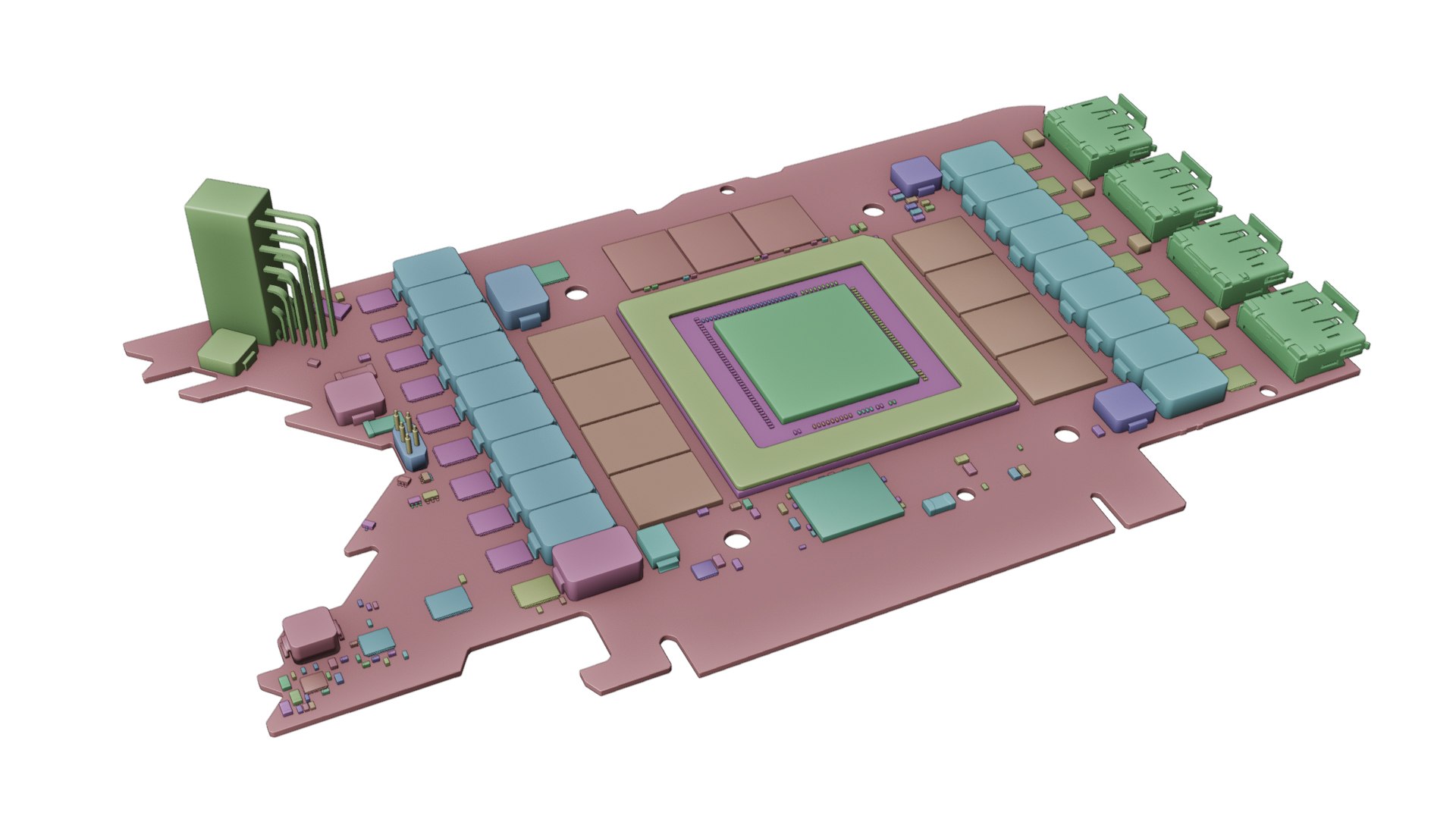 3D RTX 3080 Pcb - TurboSquid 1850333
