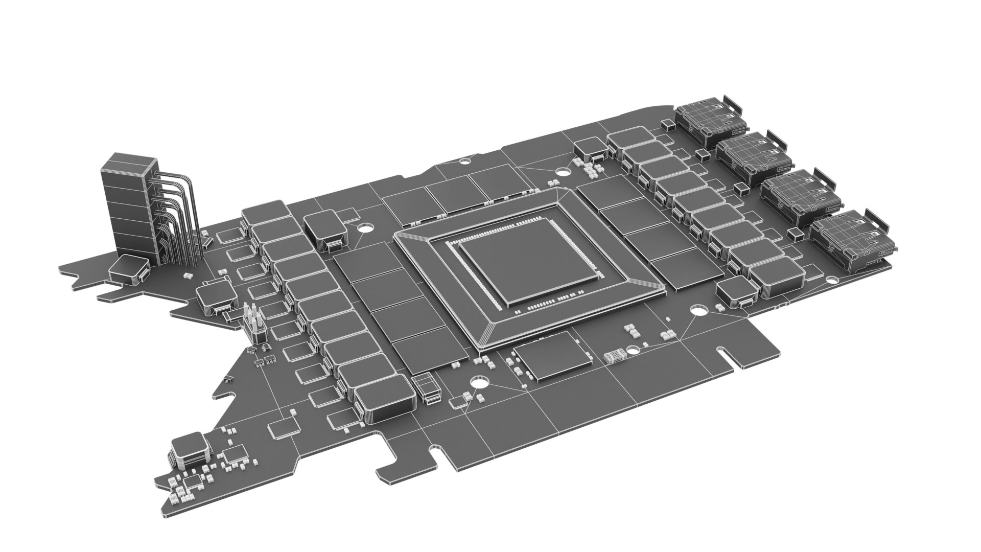 3D RTX 3080 Pcb - TurboSquid 1850333