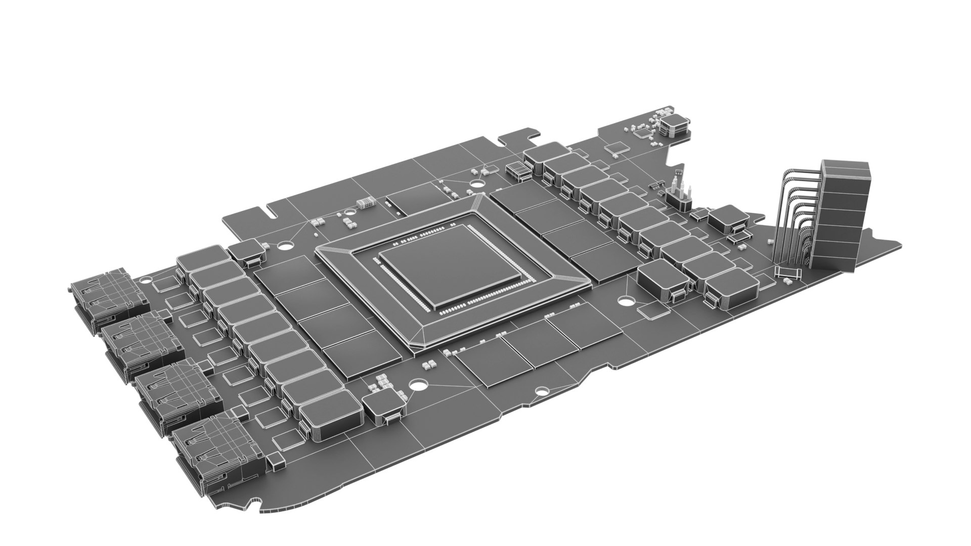 3D RTX 3080 Pcb - TurboSquid 1850333
