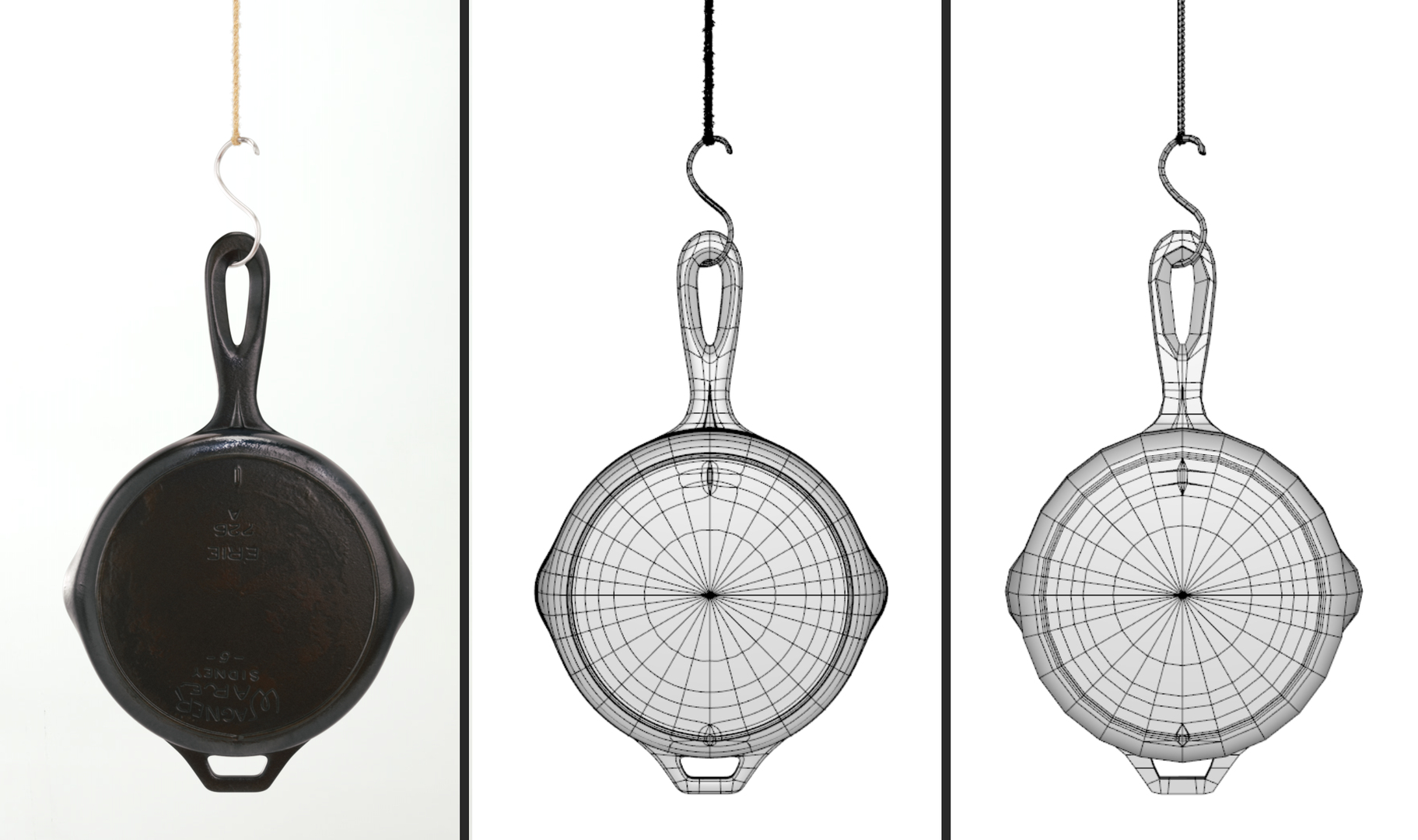 Cast Iron Skillet 3d Model