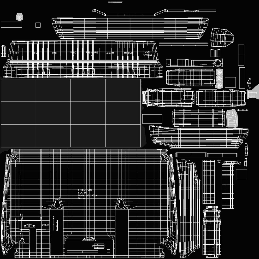 Smart Home Weather Display Panel 3D Model - TurboSquid 2384818