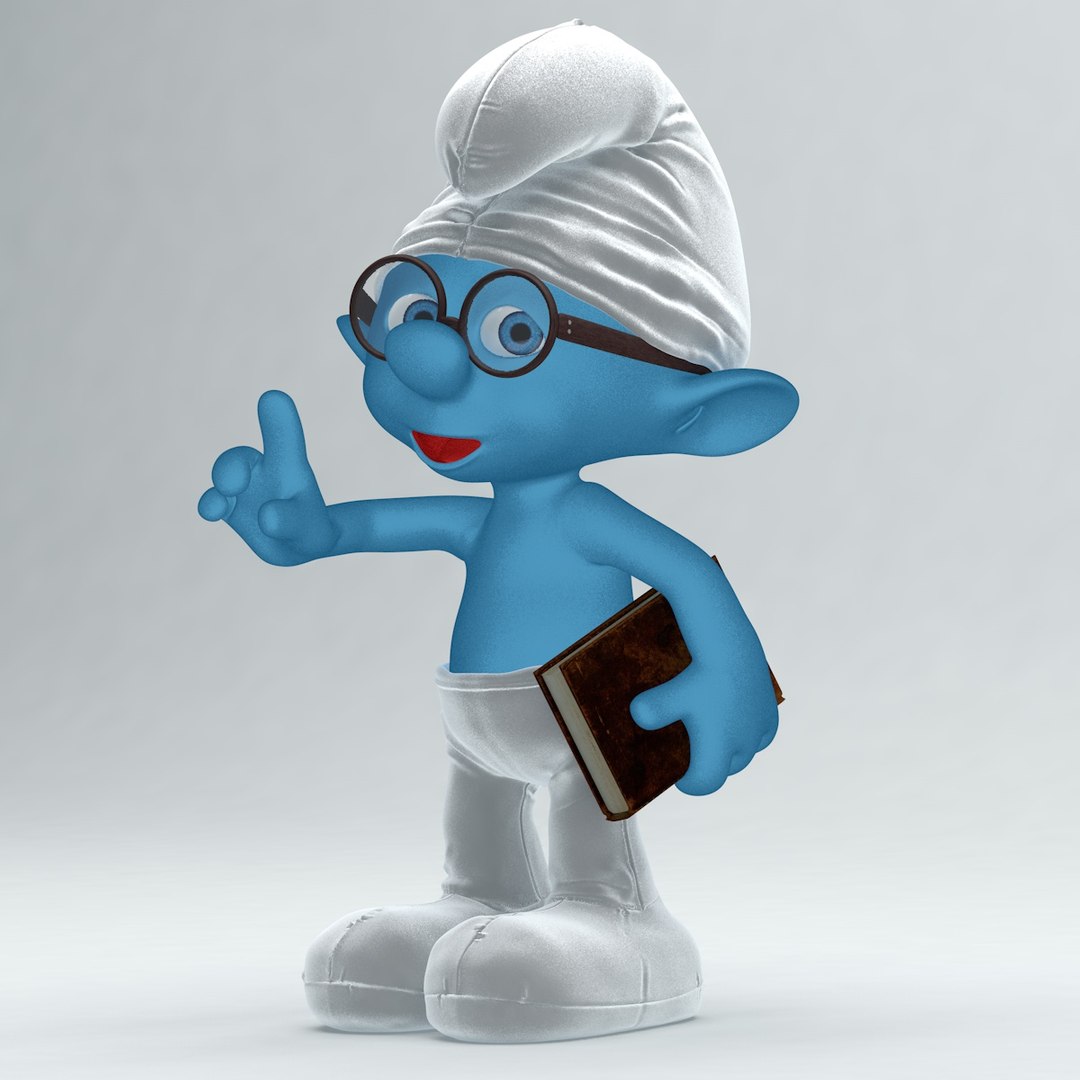 C4d Smurf Brainy