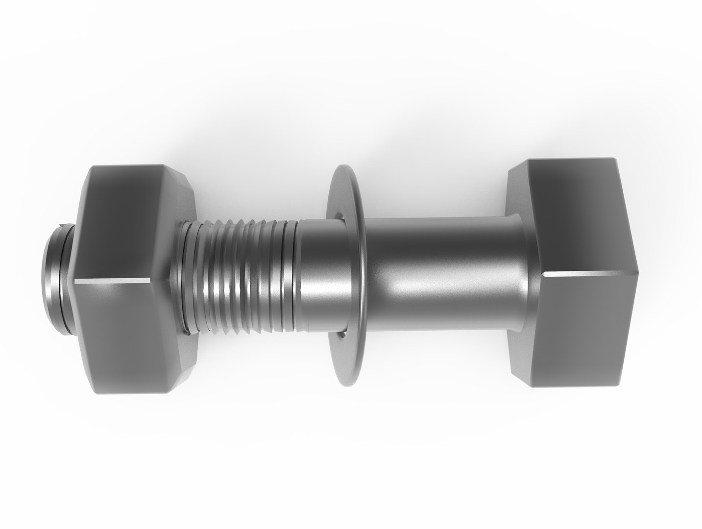 3D Nut Bolt Washer - TurboSquid 1761887