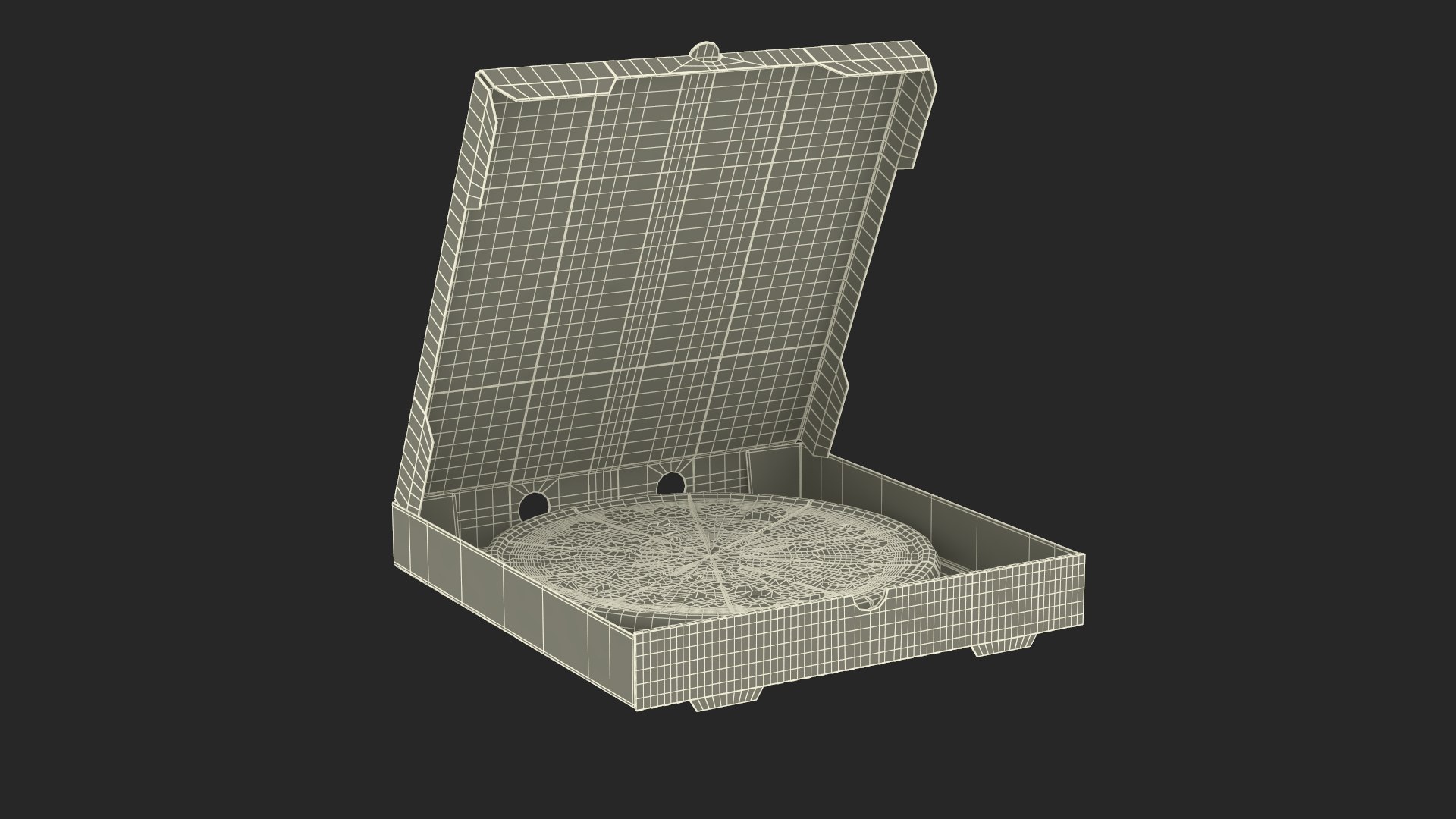 Pepperoni Pizza In Cardboard Box 3D Model - TurboSquid 2295961