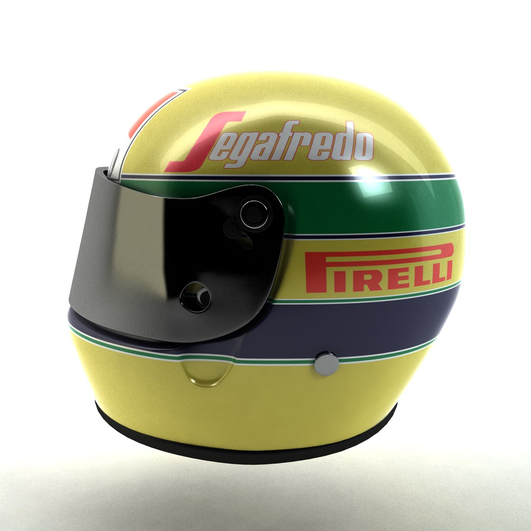 Max Ayrton Senna Helmet 1984