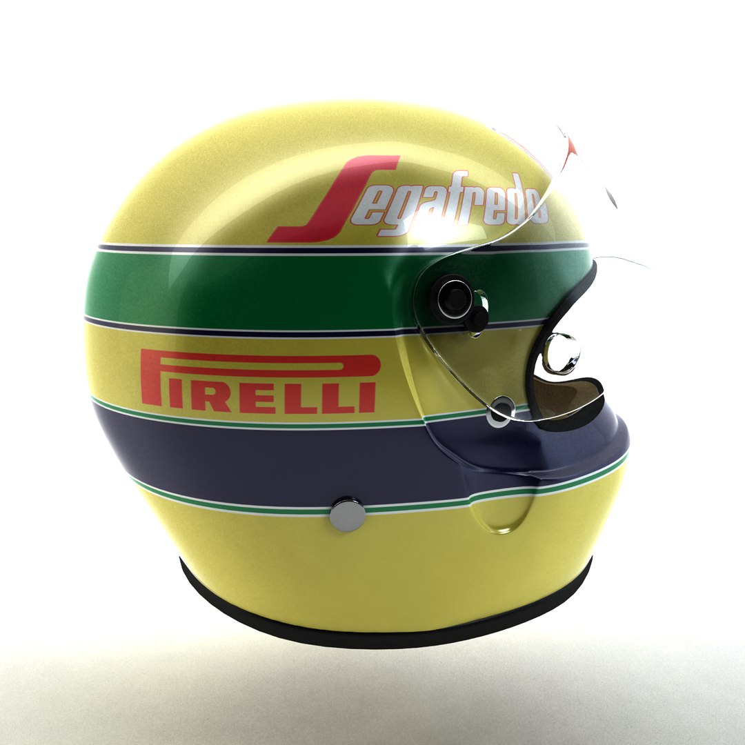Max Ayrton Senna Helmet 1984