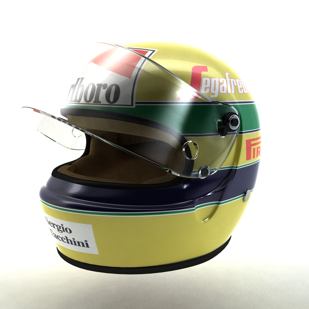 Max Ayrton Senna Helmet 1984