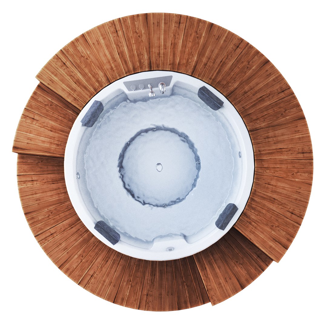 3D Jacuzzi Round 01 - TurboSquid 2117771