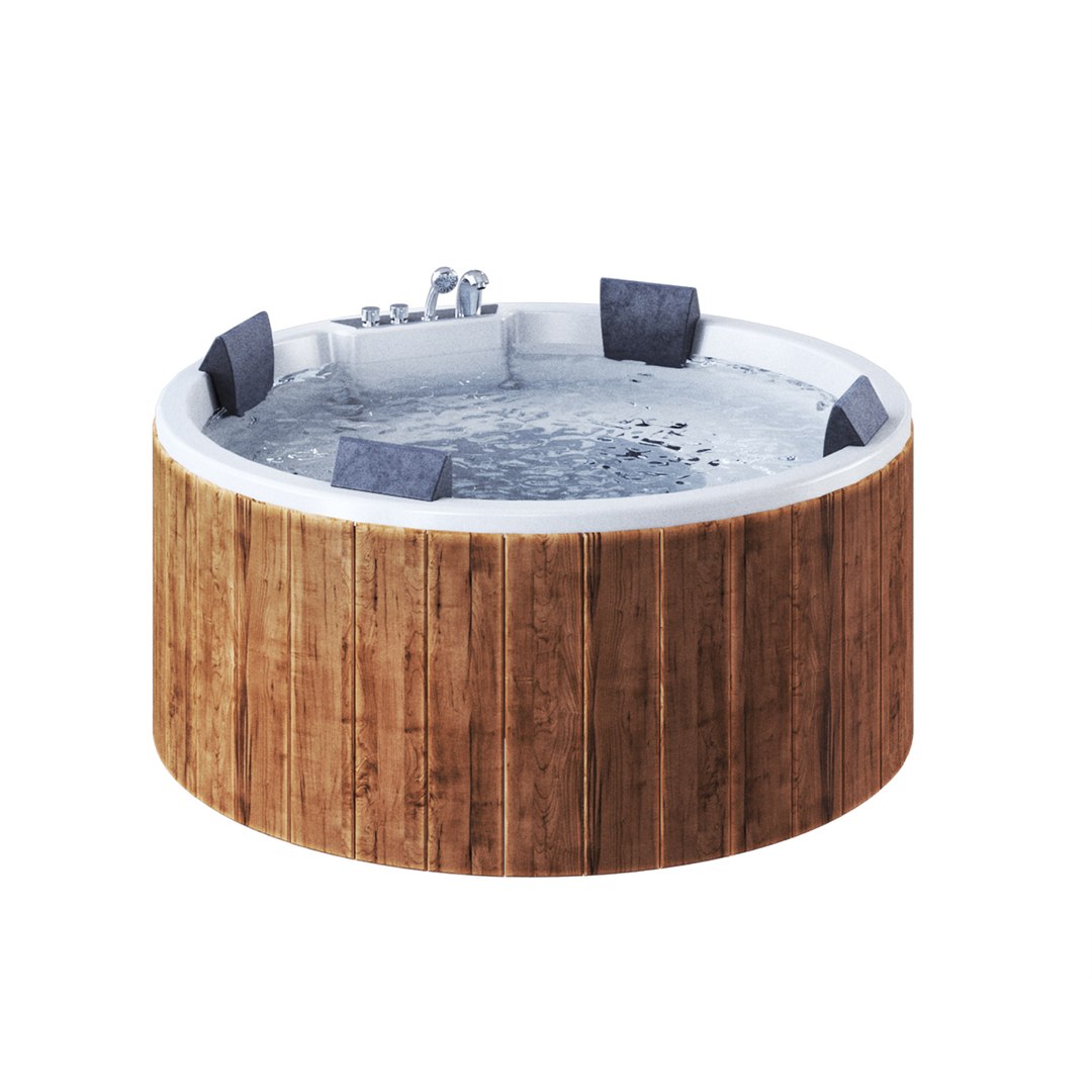 3D Jacuzzi Round 01 - TurboSquid 2117771