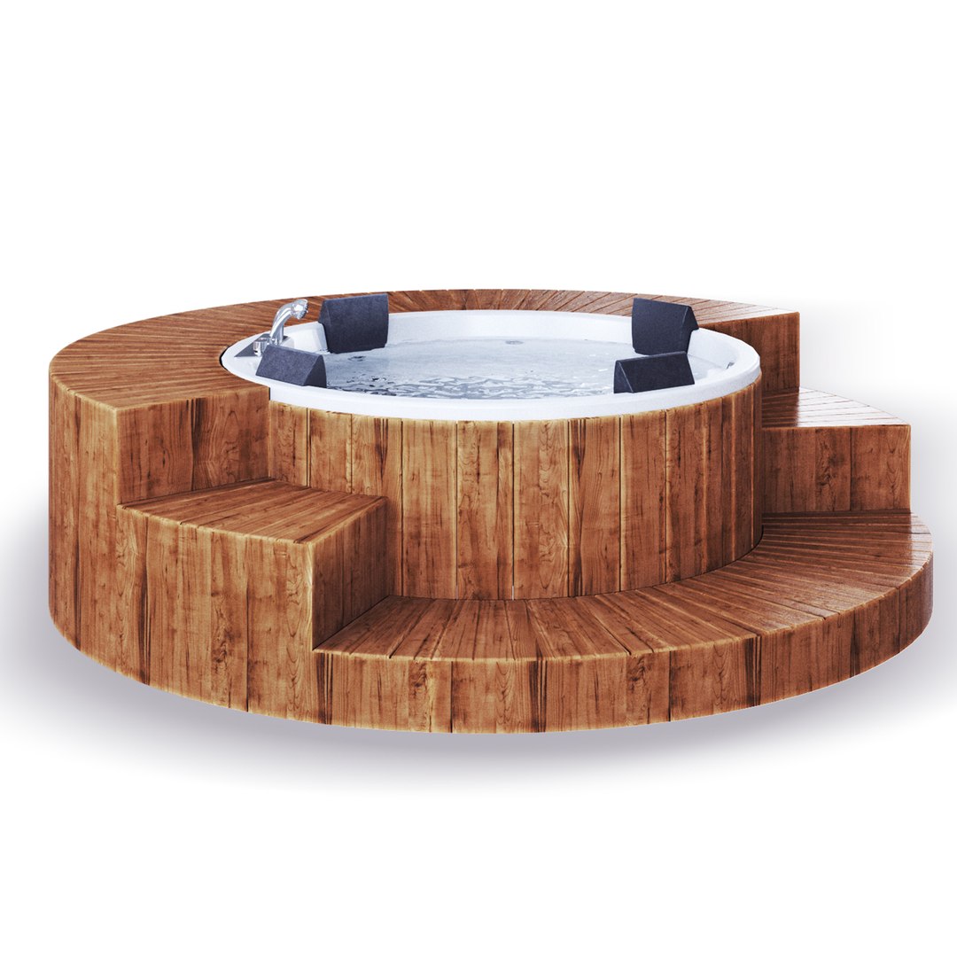 3D Jacuzzi Round 01 - TurboSquid 2117771