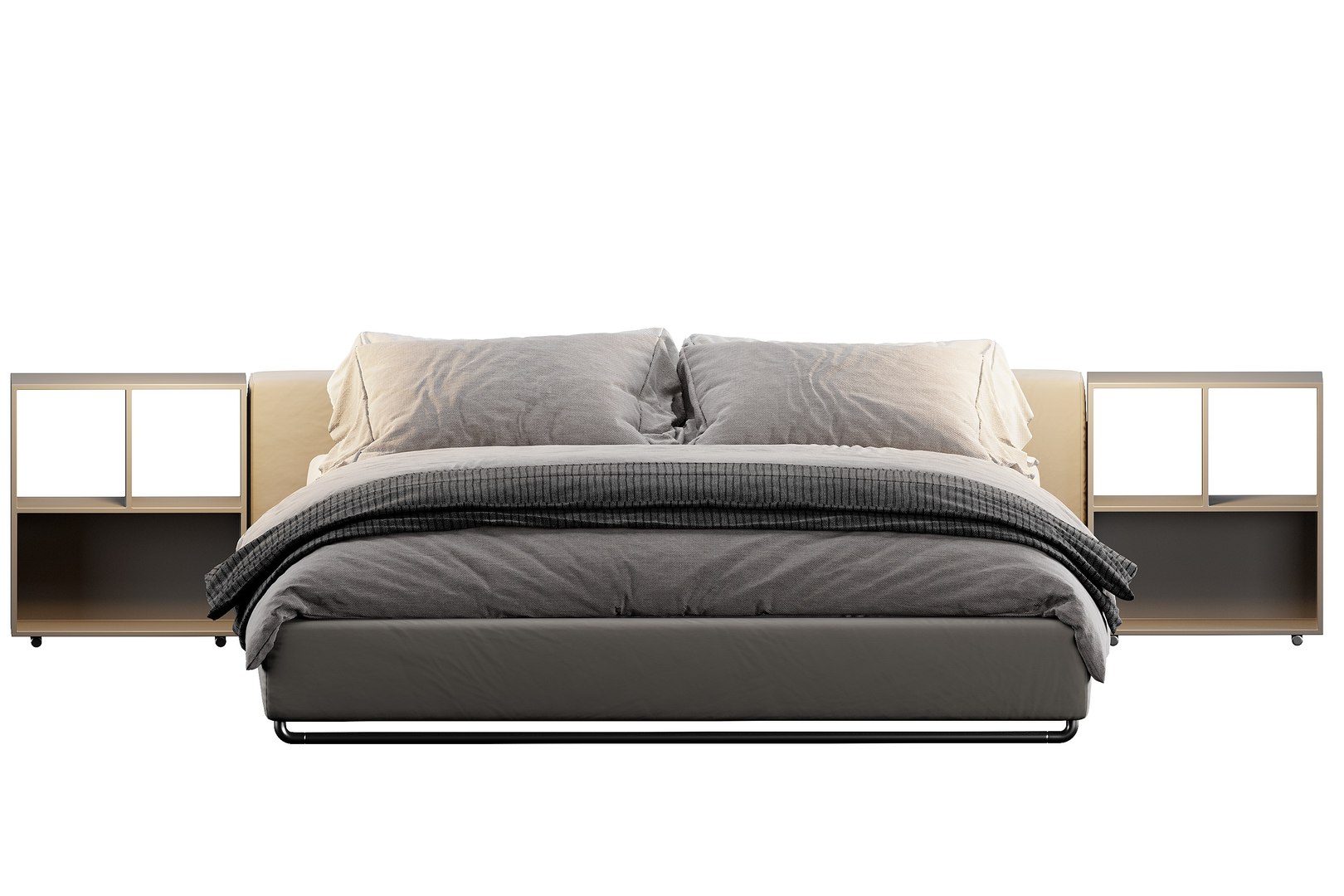 Flexform Groundpiece Bed 3D Model - TurboSquid 2121513