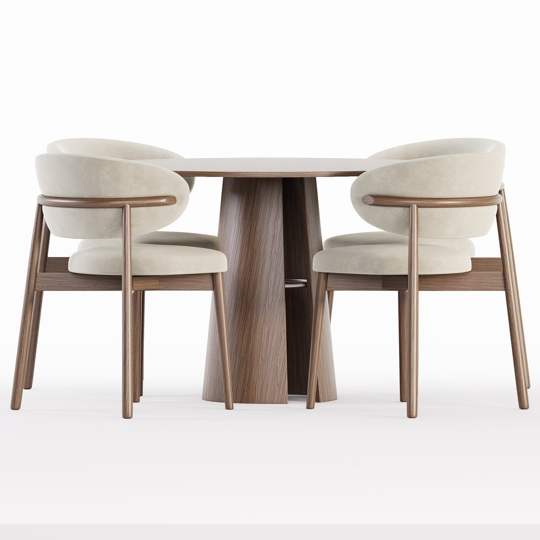 3D Oleandro Chair set - TurboSquid 2102330