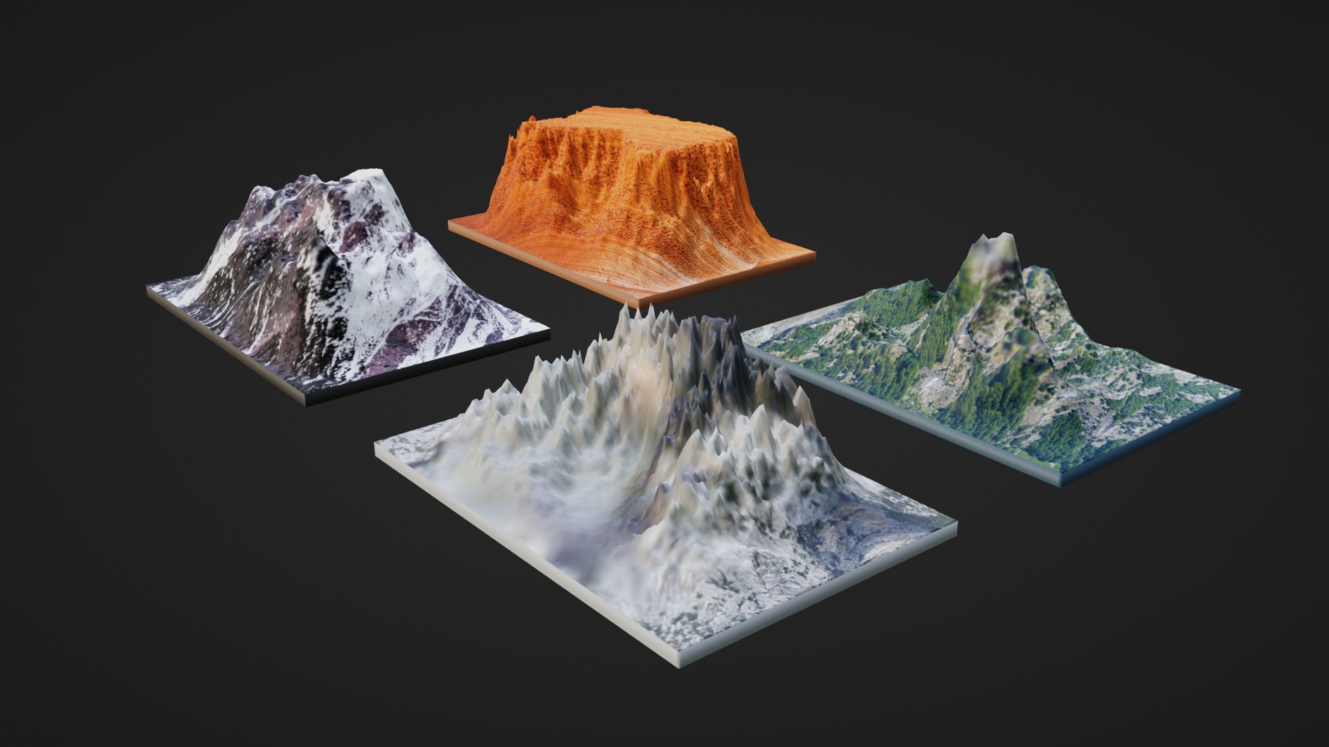 Mountains 3D Model - TurboSquid 2032494