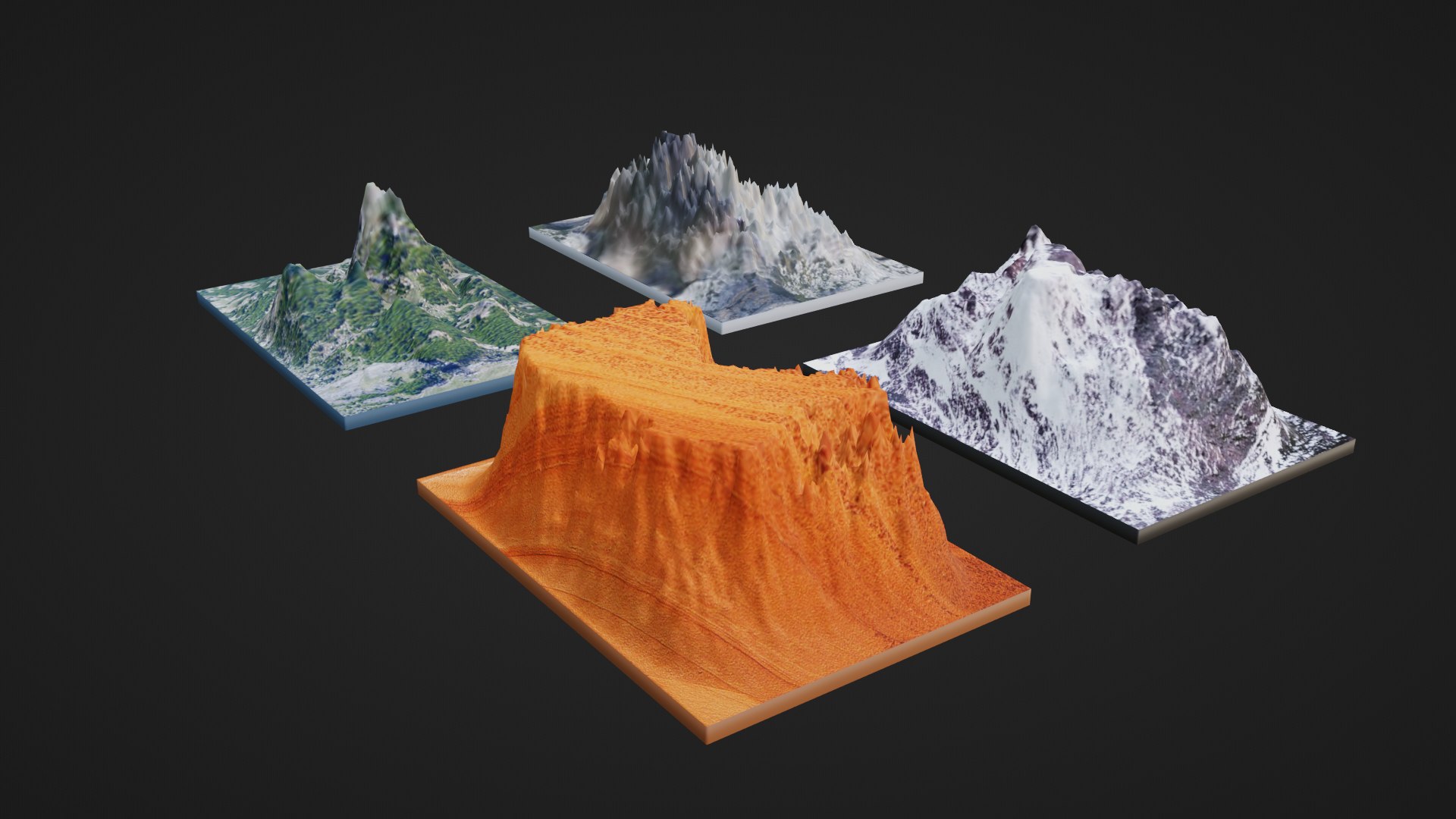 Mountains 3D Model - TurboSquid 2032494