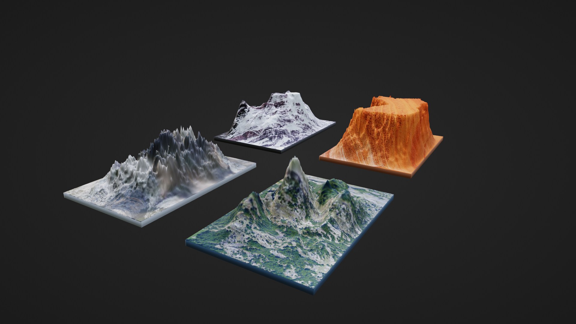 Mountains 3D Model - TurboSquid 2032494