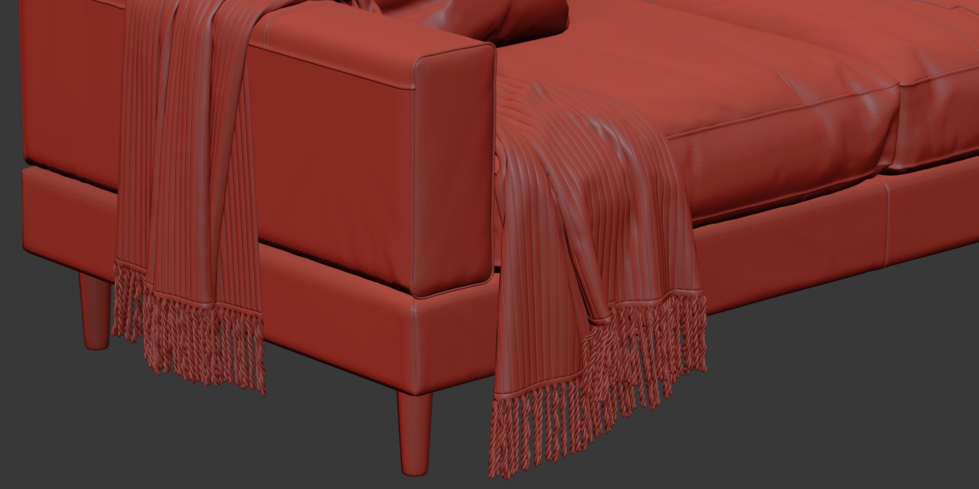 3D Model Capri Sofa 183 Cm - TurboSquid 1631653