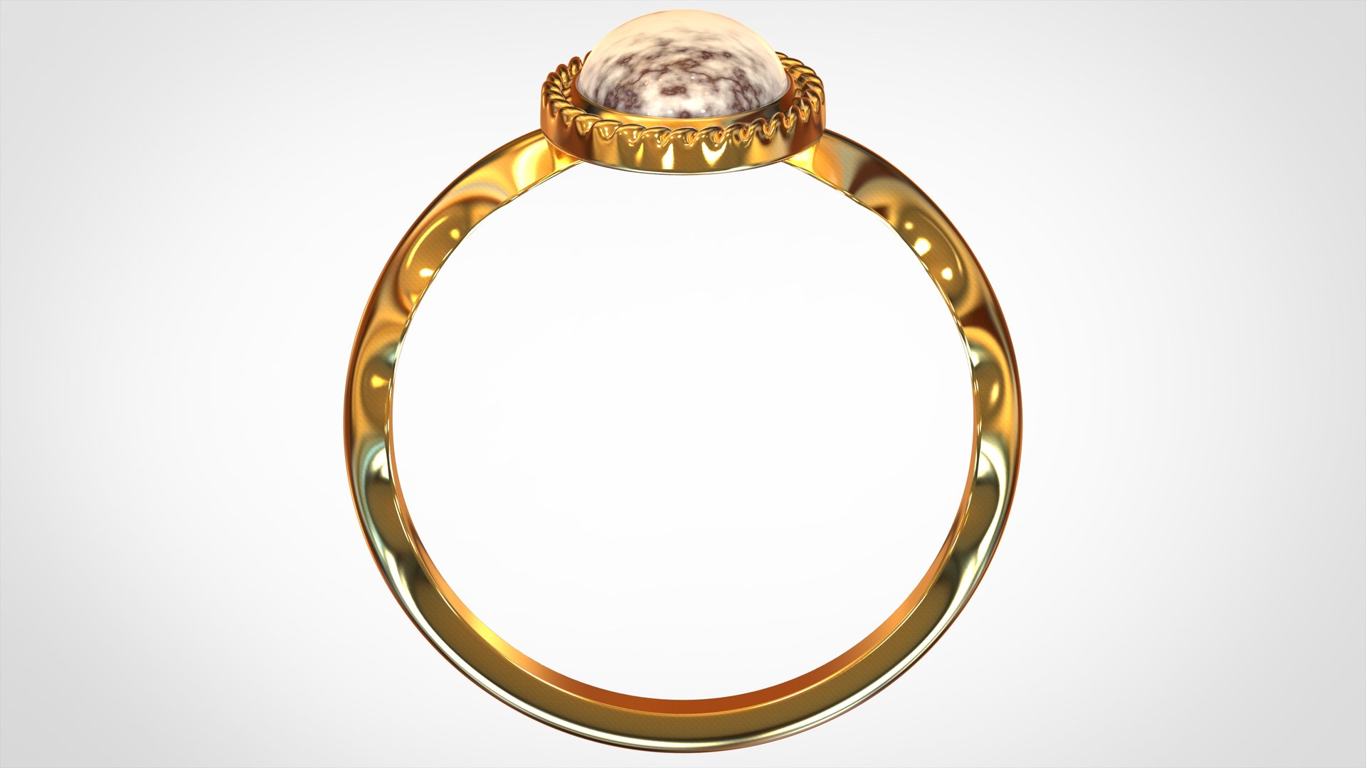 Free 3D Ring White Marble Model - TurboSquid 1564776