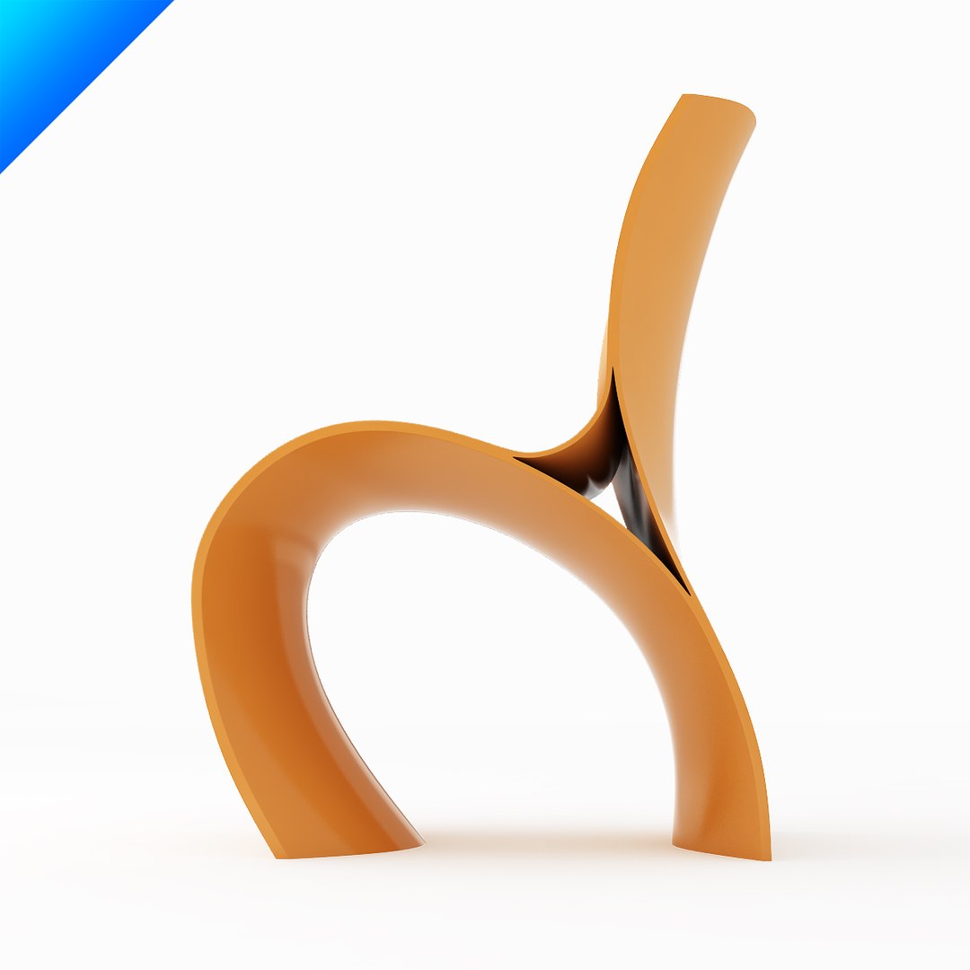 Skin Chair Ron Arad 3d Model