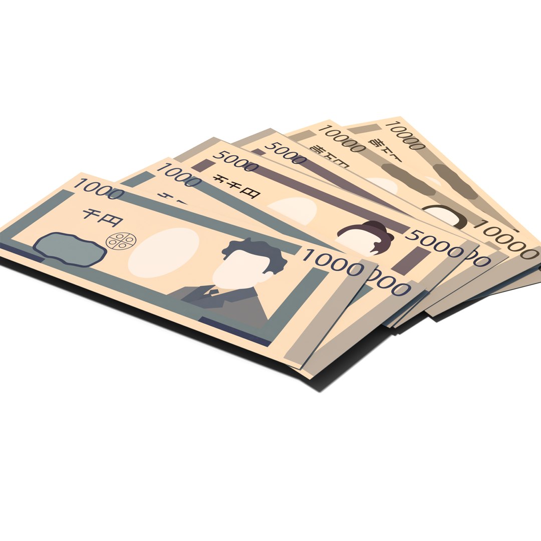 3D Currency Notes Set Model - TurboSquid 2089037