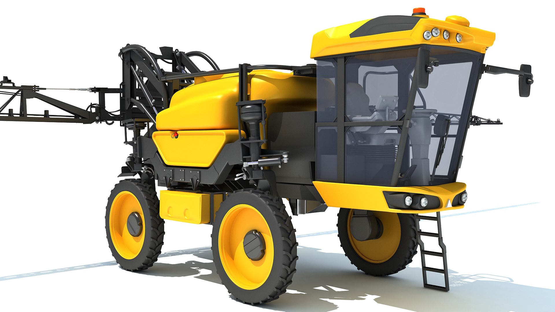 3D Farm Sprayer - TurboSquid 1820662