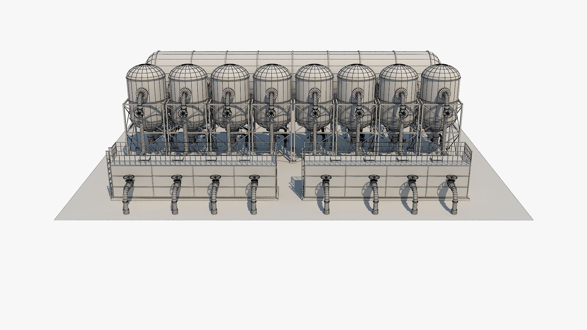 Industrial Silo 5 3D Model - TurboSquid 1528816