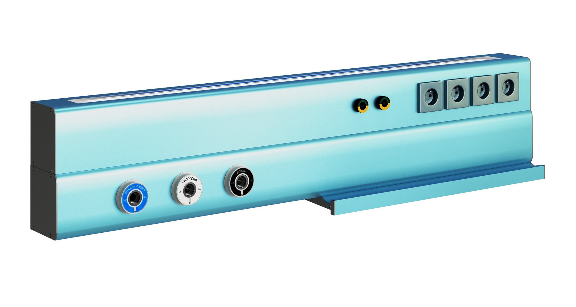 3D Medical Gas Hospital Console - TurboSquid 1702355