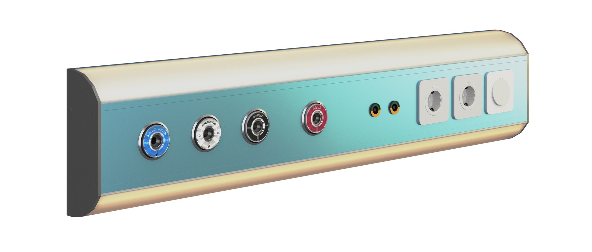 3D Medical Gas Hospital Console - TurboSquid 1702355