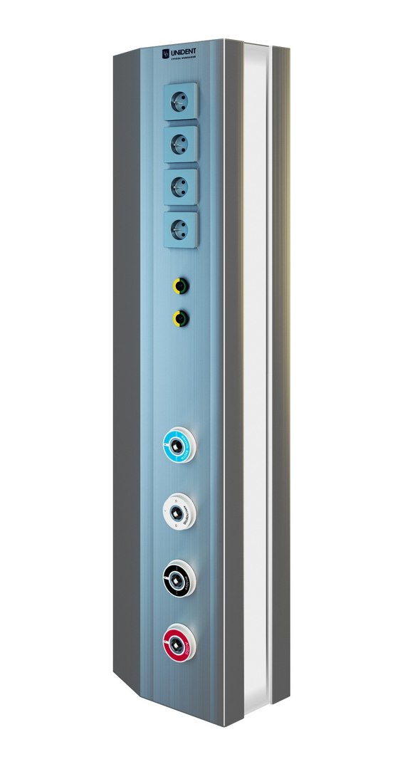 3D Medical Gas Hospital Console - TurboSquid 1702355