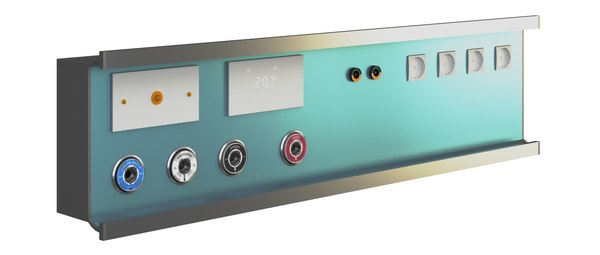 modelo 3d Sistema de consola hospitalaria de gases medicinales ...