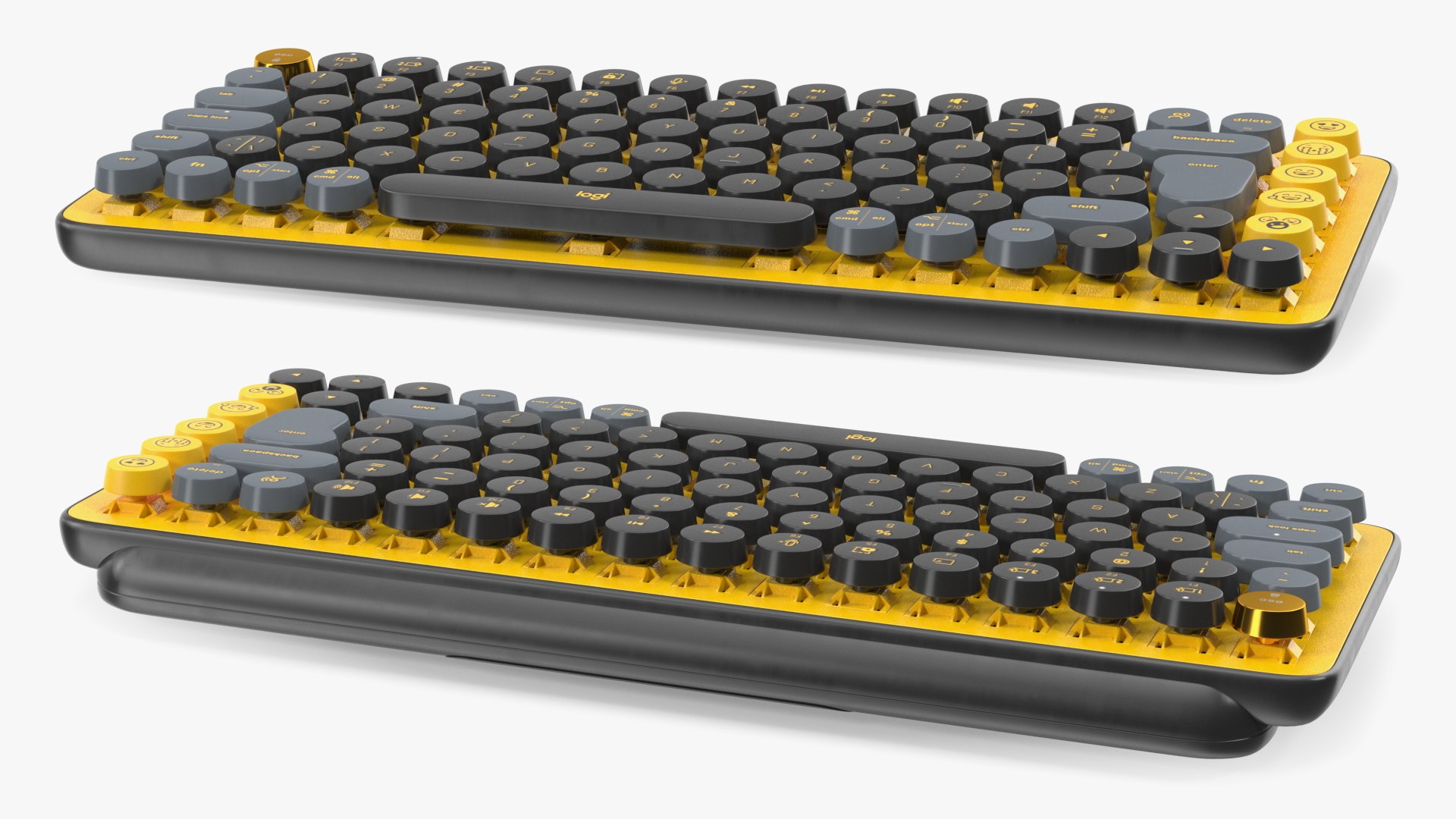 Pop Key Keyboard Logitech Yellow 3D Model - TurboSquid 1974436
