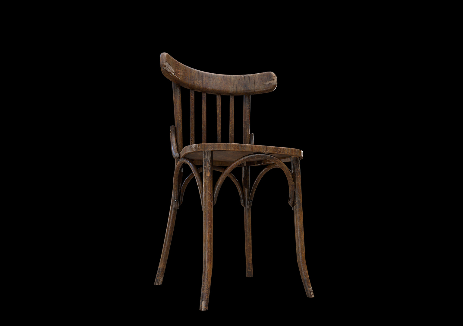 Old Soviet Chair - Game Ready Lowpoly 3D Model - TurboSquid 2217101