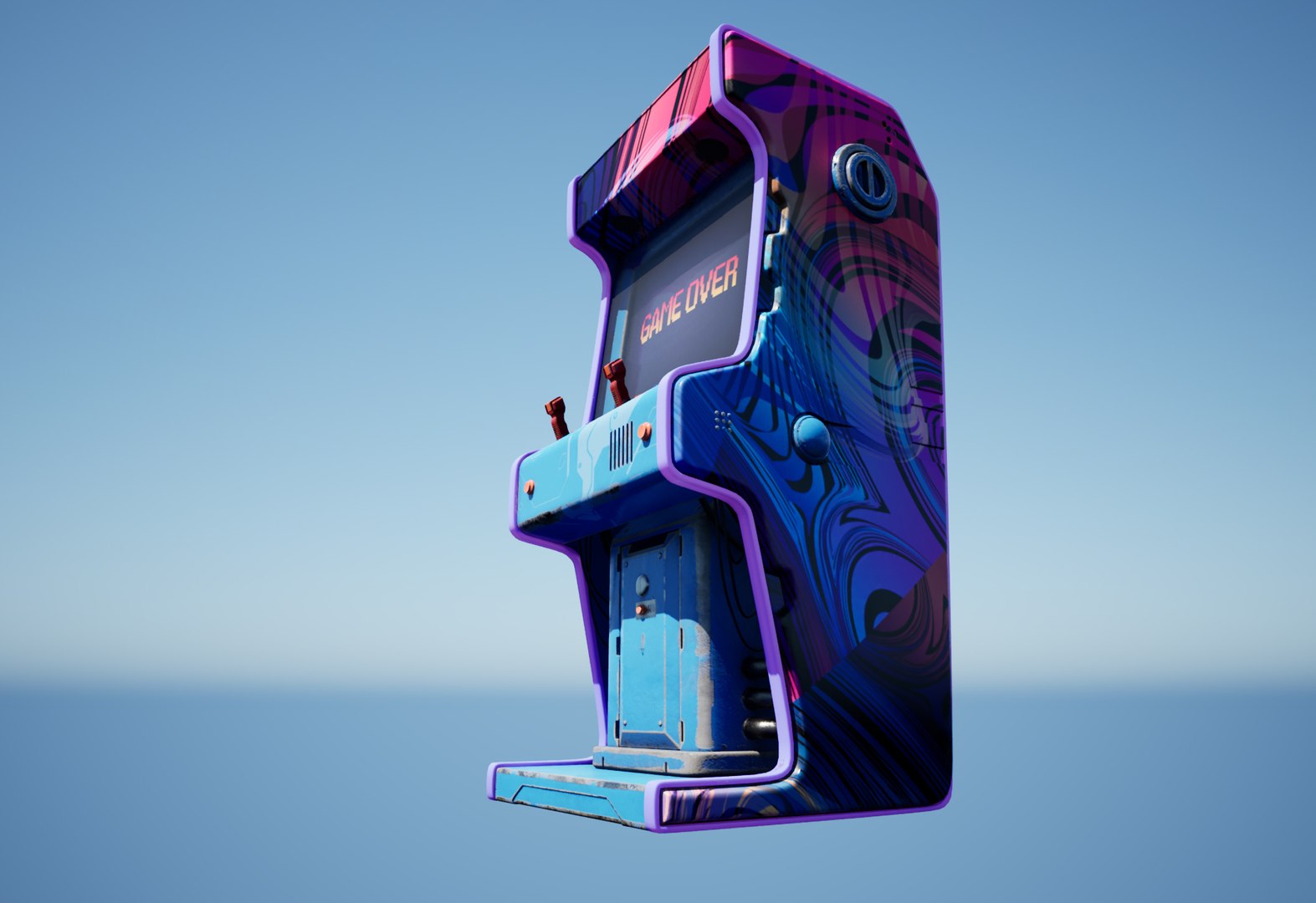 3D Cyberpunk Arcade Machine - TurboSquid 2260411