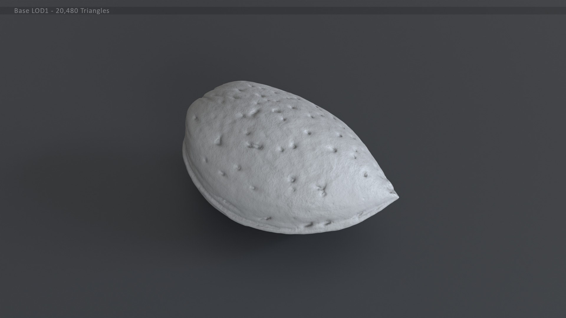 3D Almonds Unshelled - TurboSquid 1993127