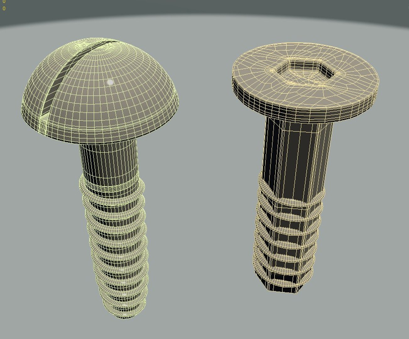 3d Model Of Bolts Allen Key