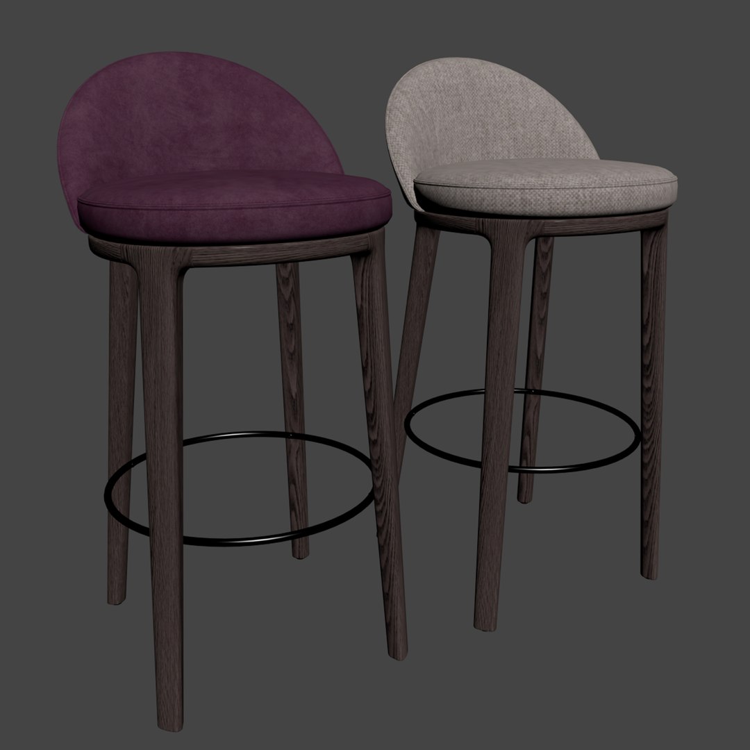 Lema lucylle stool 3D model - TurboSquid 1680017