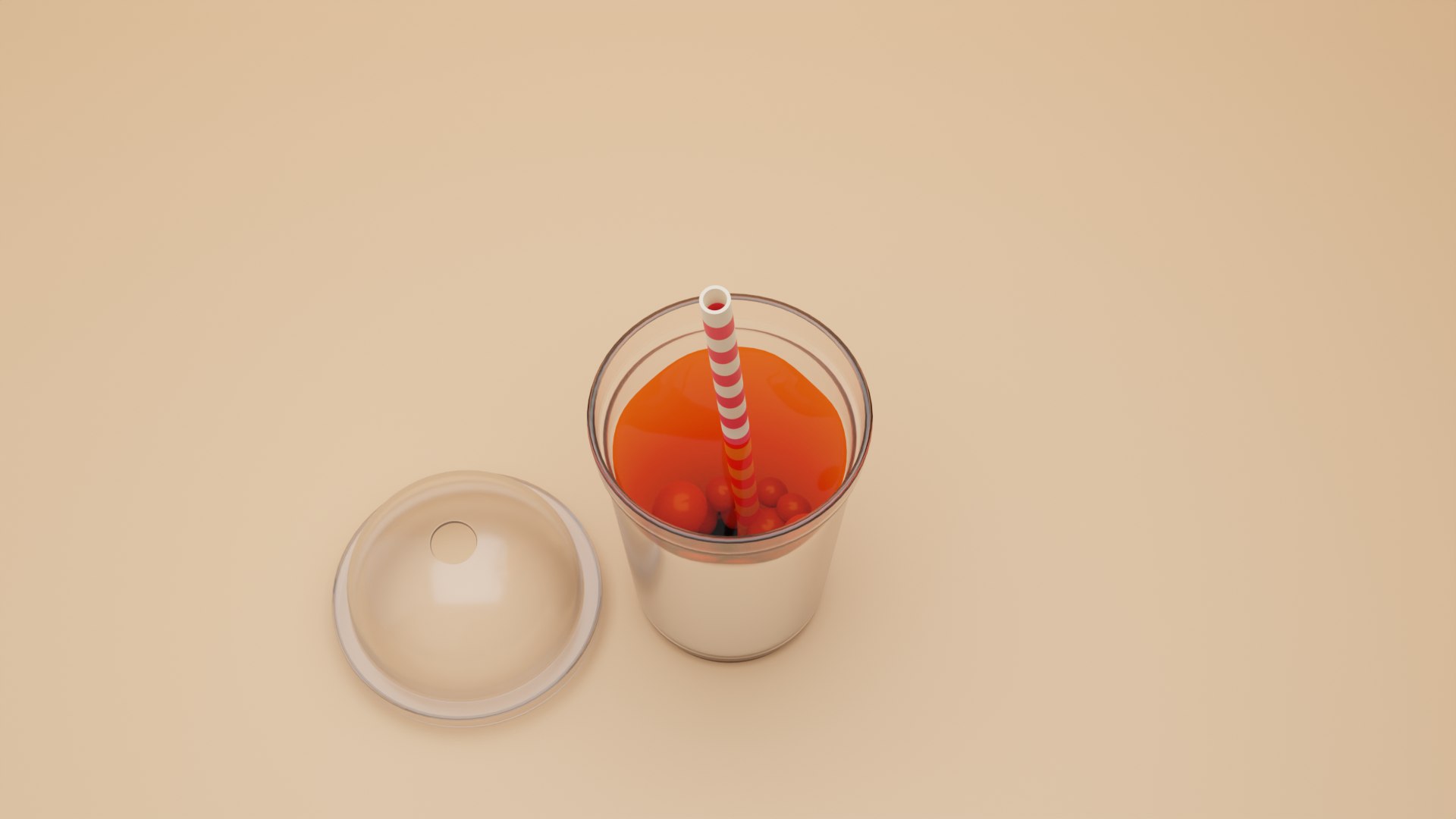 Cup Of Bubble Tea 3D Model - TurboSquid 2215731