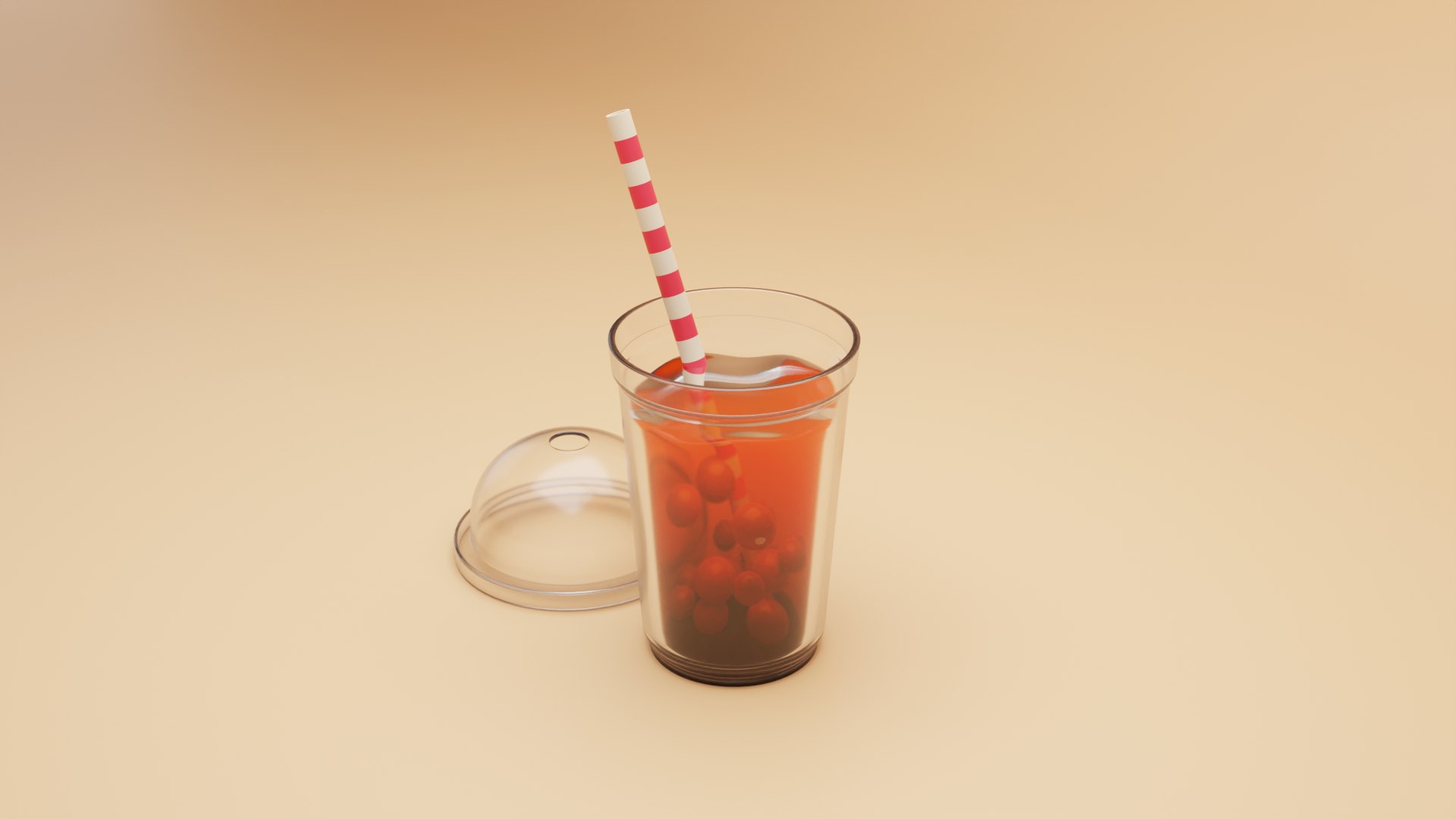 Cup Of Bubble Tea 3D Model - TurboSquid 2215731