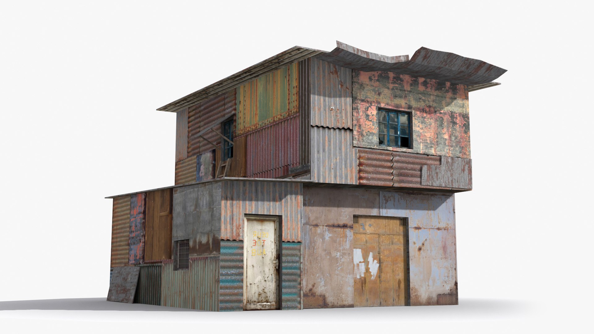 Slum X4 3D - TurboSquid 2009222