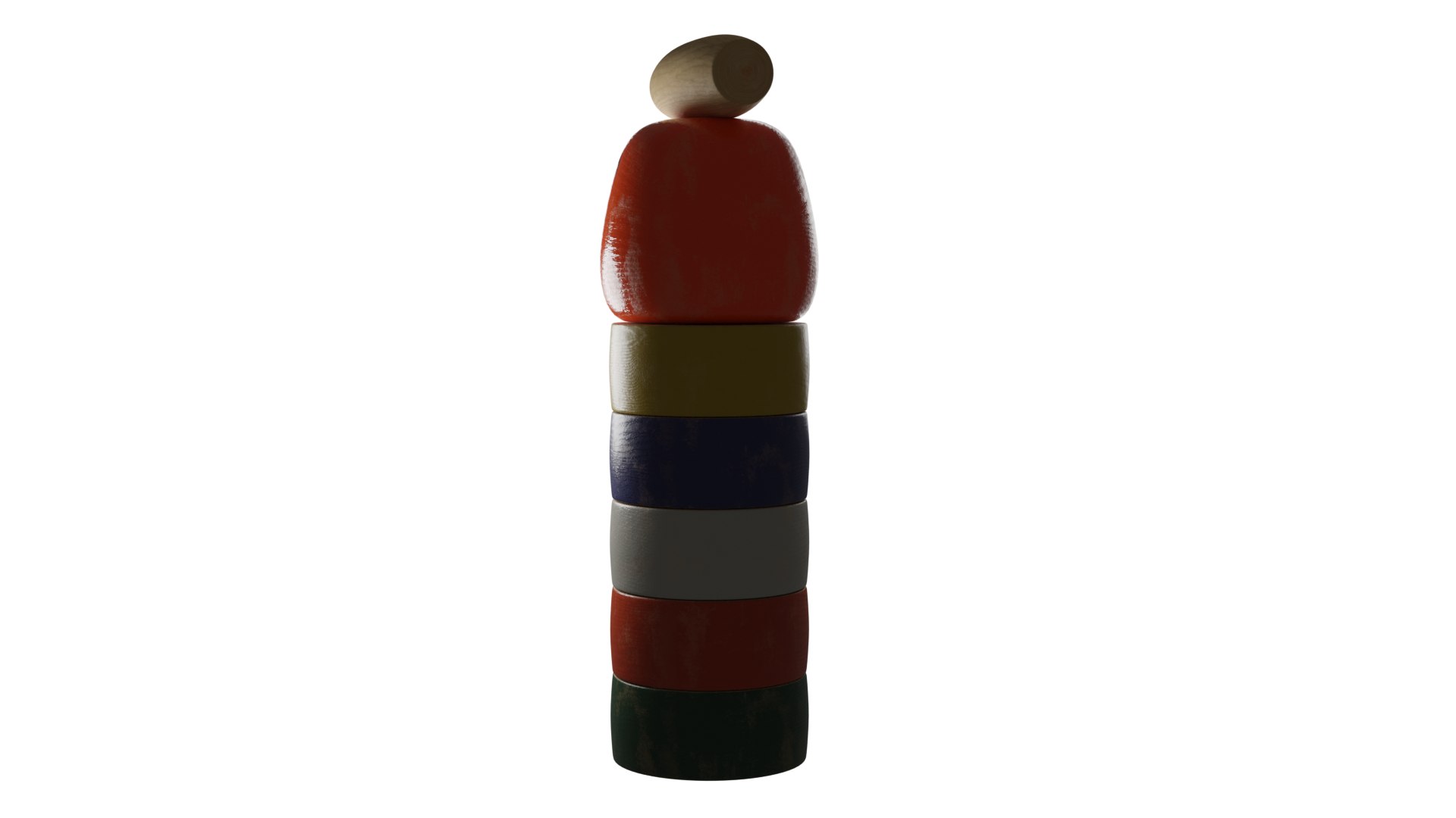 Daruma Otoshi Model - TurboSquid 2150636