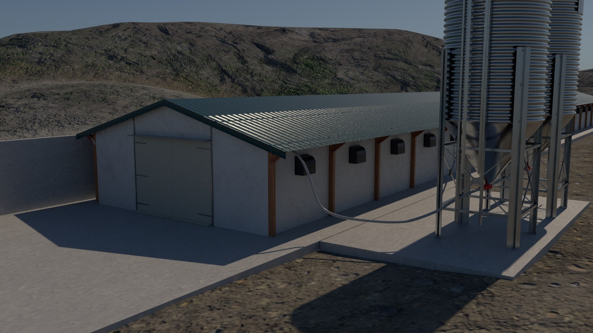 3D Agricultural Silo Terrain 8k - TurboSquid 1700872